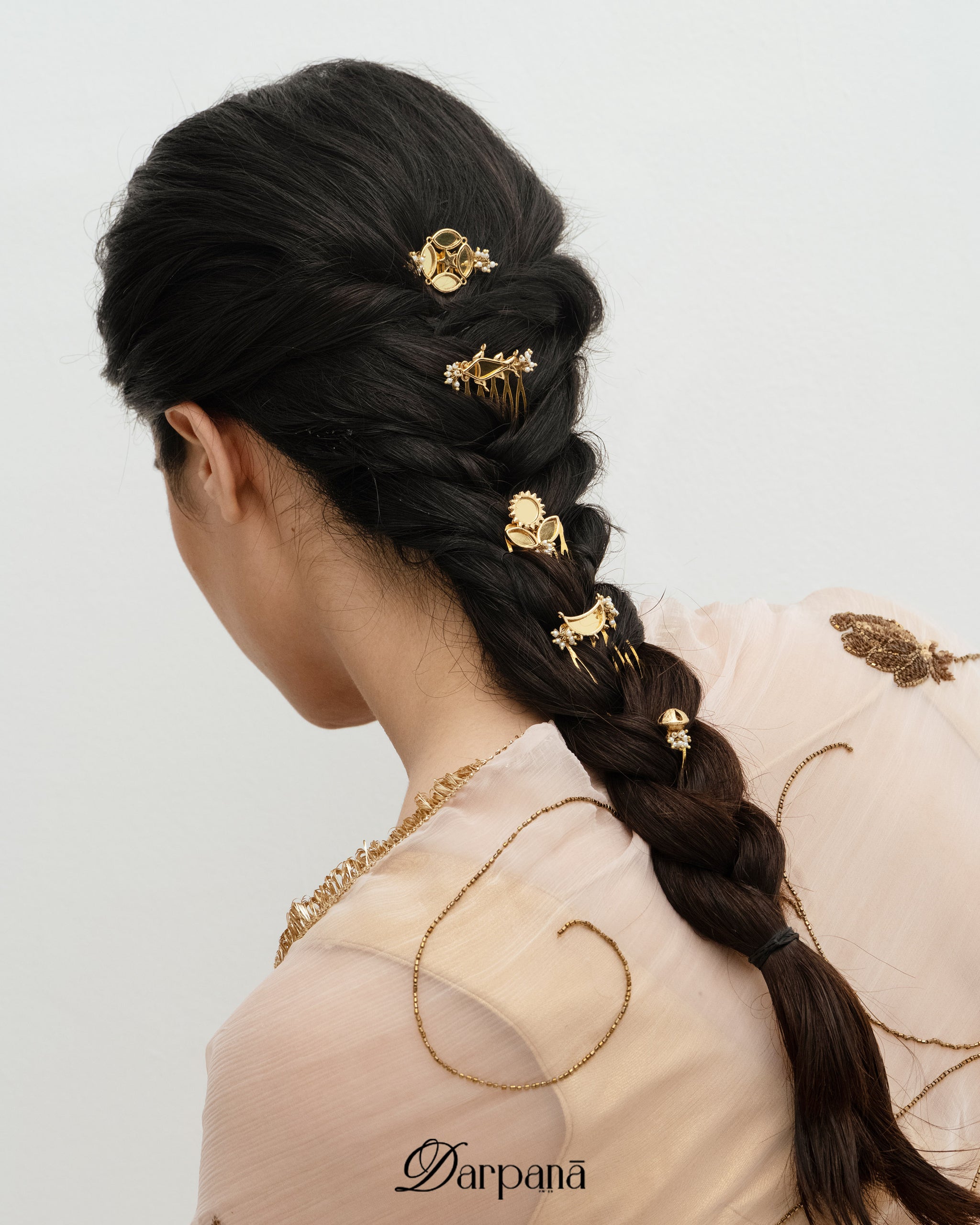 Darpan Meen Hairpins (Set Of 5)