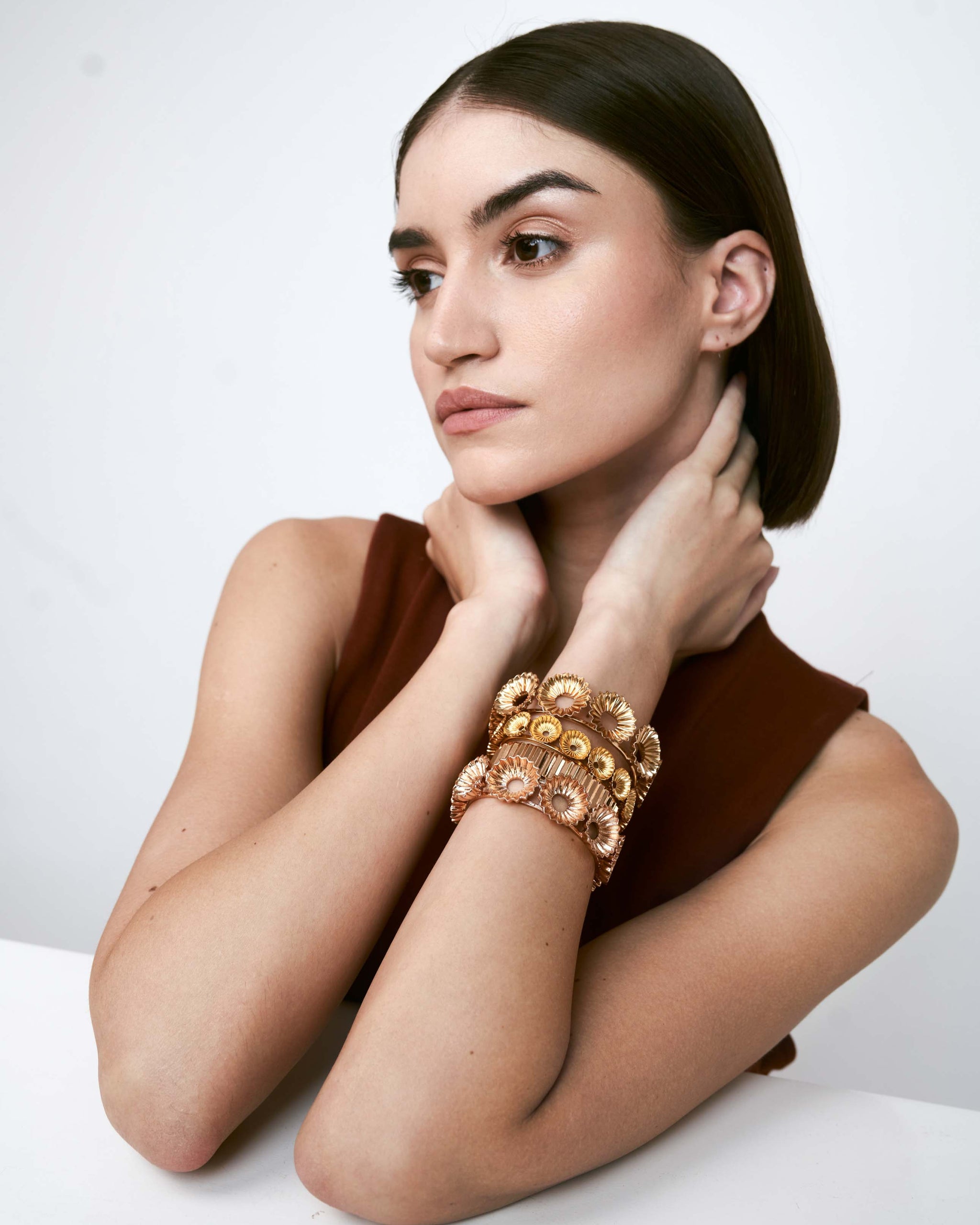 Auryn Scallop Wrist Stack (Set Of 4 )