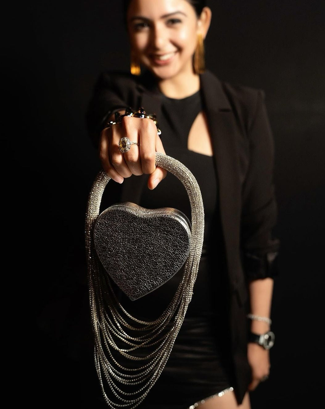 Infinity Nano Bag In Sparkling White – Amama