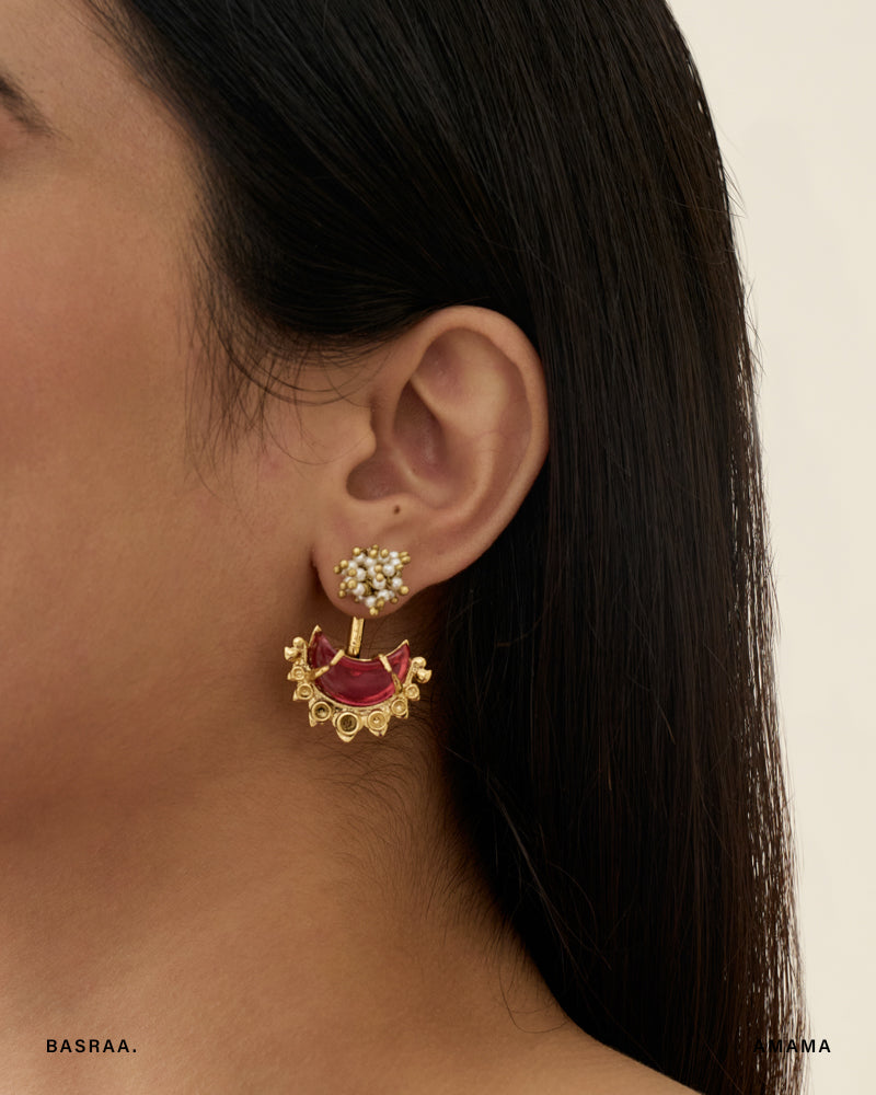 Chand Saaj Front back Earrings for Women (Set of 2)