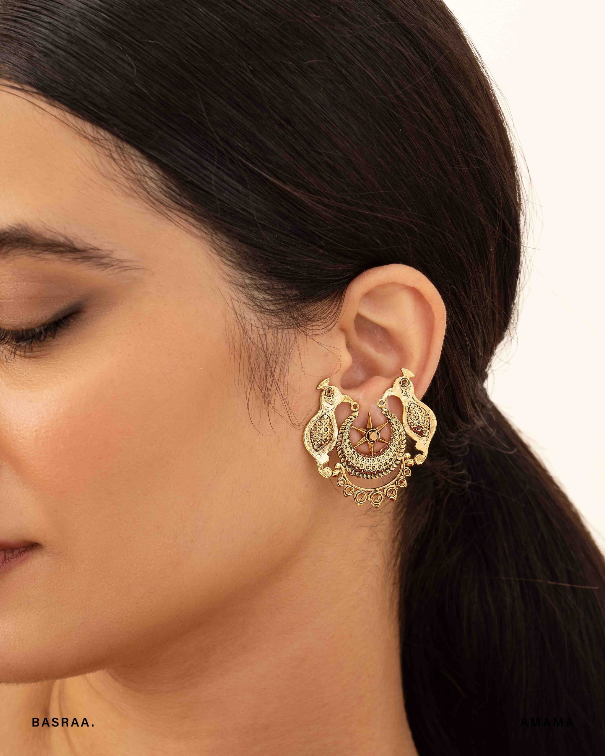 Basra Emblem Studs