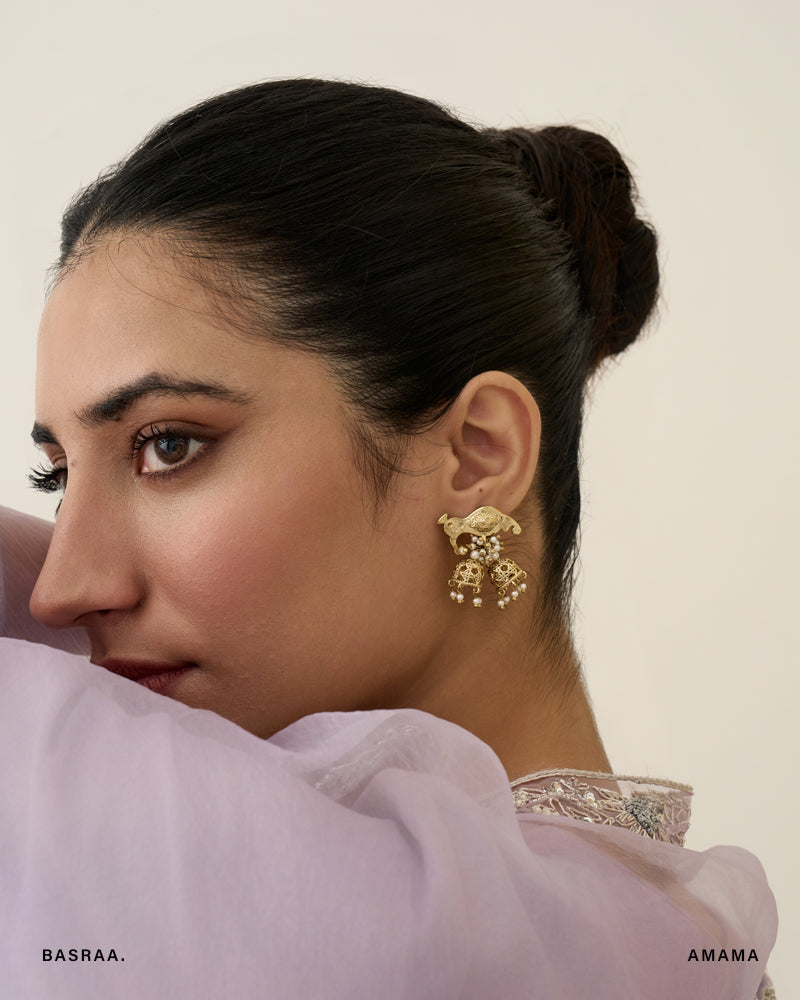 Heeraman Studs - Traditional Jewellery of Indian Festivals