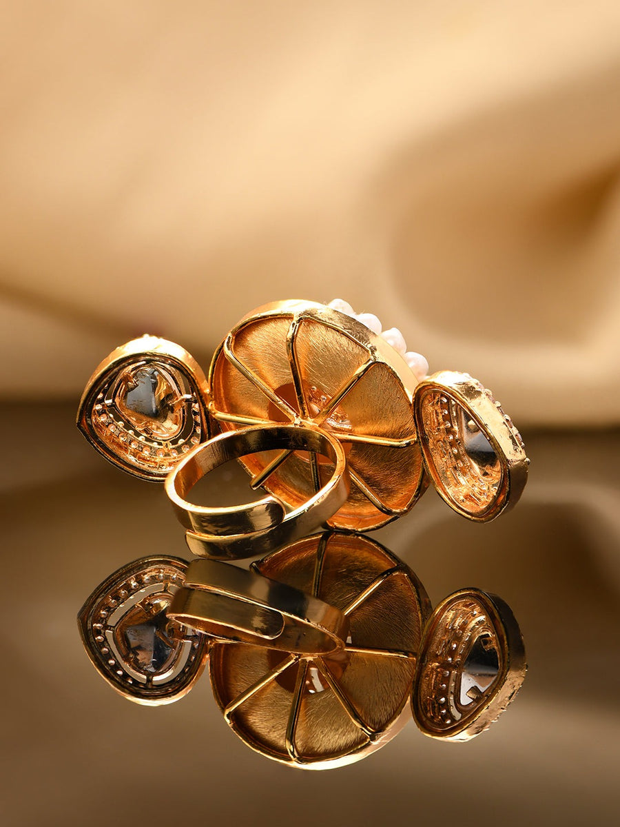 Ethereal Polki Ring – Amama